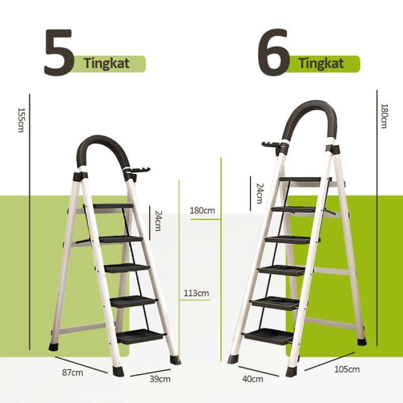 Promo New Reaim Tangga 5/6 Step Rumah Lipat Tangga Besi Lipat Household ...