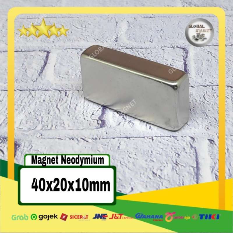 Promo Magnet Persegi Neodymium 40x20x10mm Diskon 9% Di Seller Denasta ...