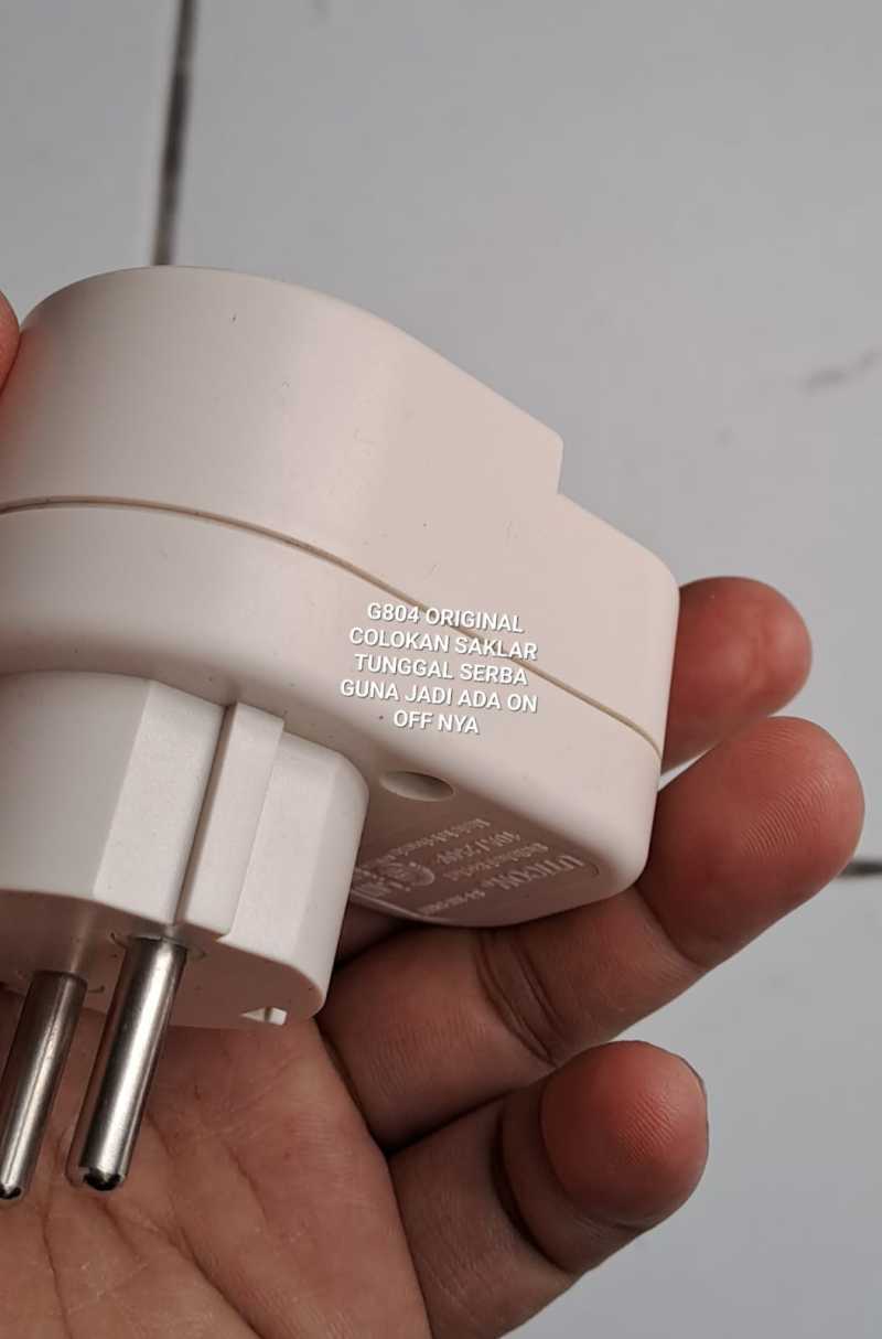 Jual G804 Original Colokan Saklar Tunggal Serba Guna On Off Socket Soket Stop Kontak Setrum ...