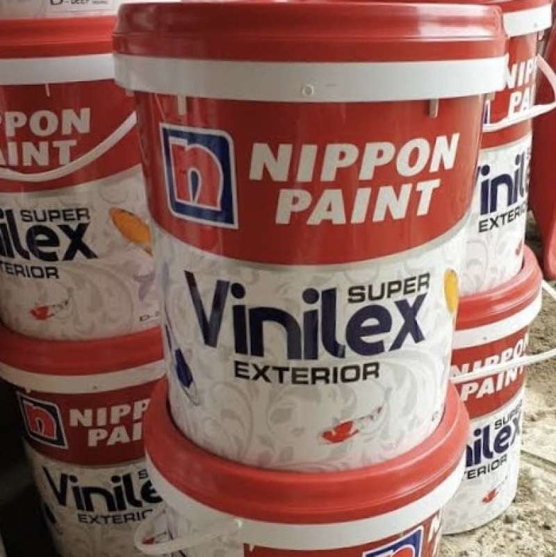Promo Nippon Paint Super Vinilex Exterior Ikan 25kg Pail Soft Tendrils ...