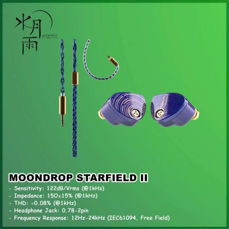 Promo Moondrop Starfield Ii 2 Starfield2 Dynamic Driver In-ear ...