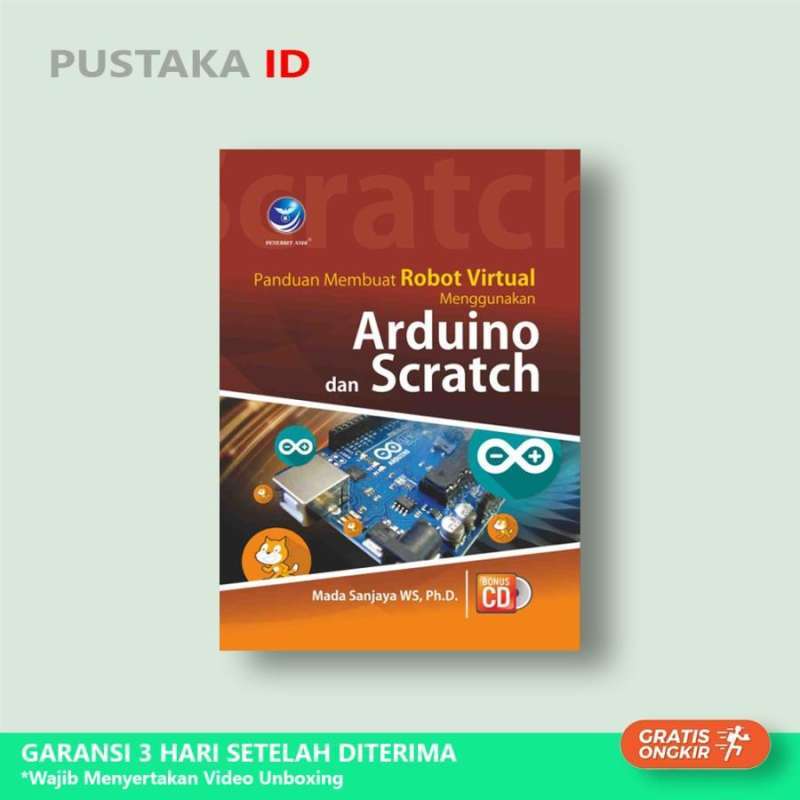 Jual Buku Panduan Membuat Robot Virtual Menggunakan Arduino Dan Scratch Cd Di Seller Buku Id