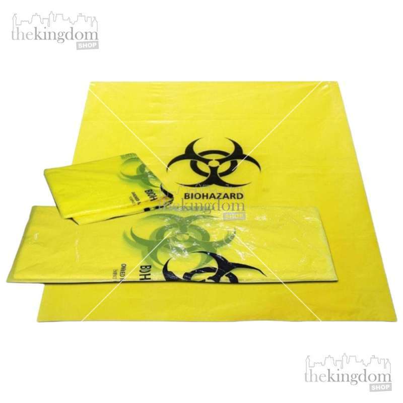 Jual Onemed Kantong Plastik Kuning Polos Biohazard Limbah Sampah Medis ...
