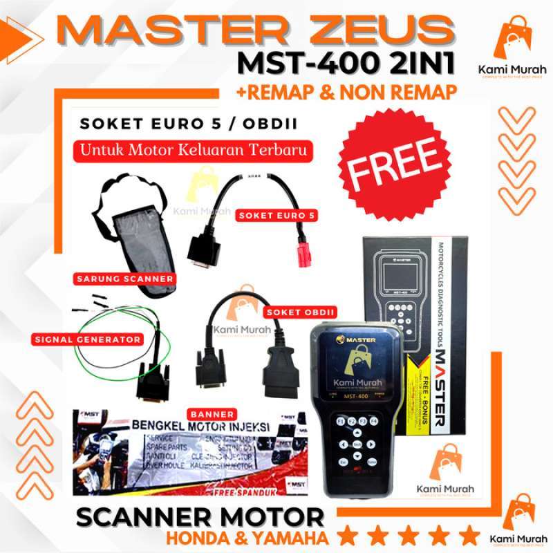 Promo Scanner Motor Injeksi Honda & Yamaha Master Zeus Mst 400 Diskon 33% Di Seller Kanzahana ...