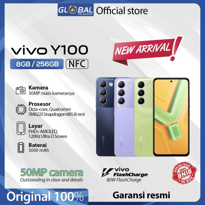 Jual Vivo Y100 4g 8/256gb Garansi Resmi Di Seller Global Teleshop Official Store - Gt Online ...