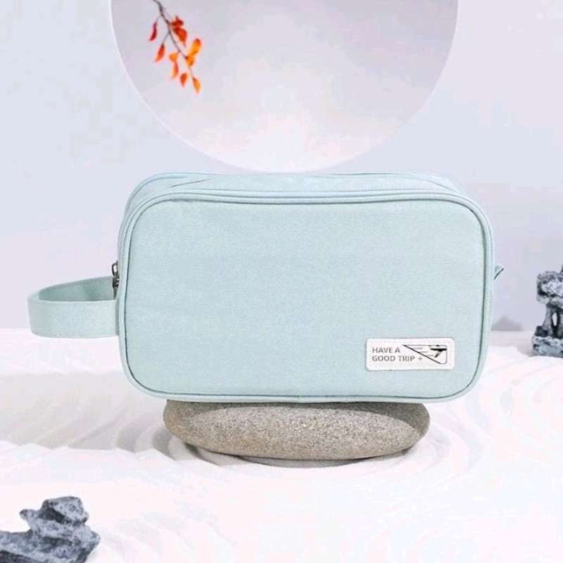 Jual Tas Alat Mandi Ruang Basah Dan Kering Premium Wet & Dry Toiletry ...