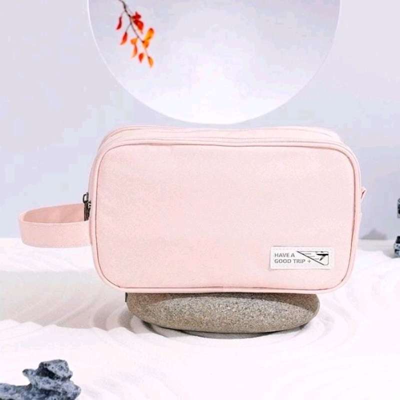 Jual Tas Alat Mandi Ruang Basah Dan Kering Premium Wet & Dry Toiletry ...