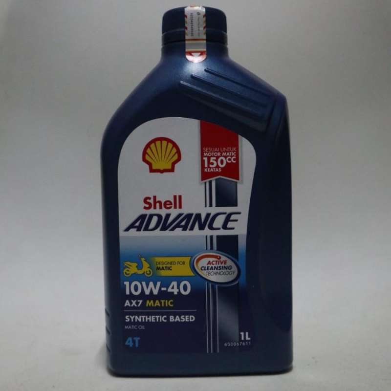 Jual Oli Motor Murah Shell Ax7 Matic 10w-40 1 Liter 100% Original Di ...