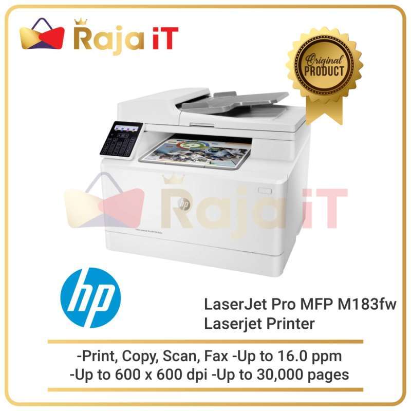 Jual Hp Printer Color Laserjet Pro Mfp M183fw Di Seller Raja It ...