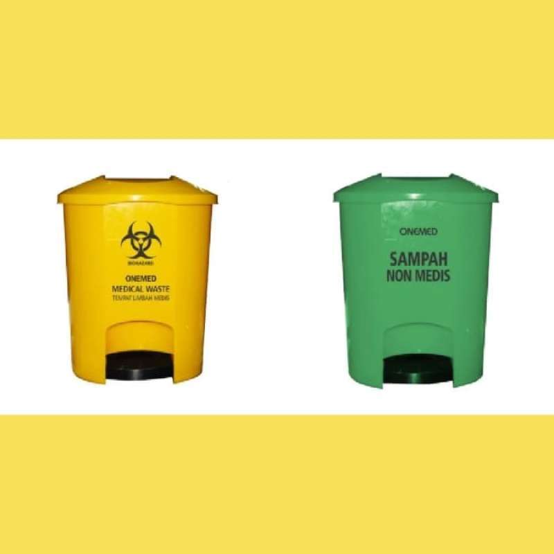 Promo Tempat Sampah Injak Limbah Medis Dan Limbah Non Medis 36 Liter ...