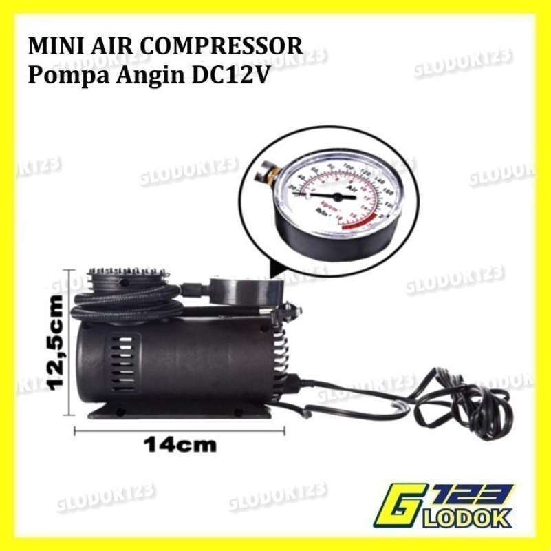 Jual Pompa Ban Motor Elektrik Portable 300 Psi Kompresor Angin Udara ...