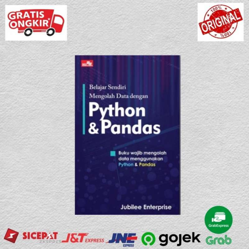 Promo Buku Belajar Sendiri Mengelolah Data Dengan Python Dan Pandas ...