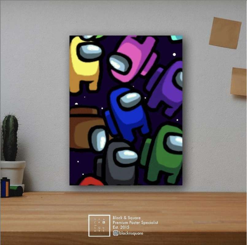 Promo Premium Poster - Among Us 3.0 - Borderless Frame 30x40cm Diskon ...