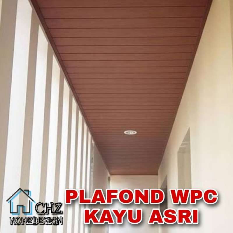 Promo Plafond Wpc Plafond Minimalis Dinding Kayu Plafond Cladding ...