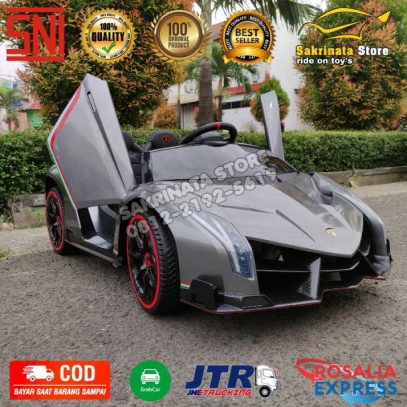 Promo Mainan Anak Mobil Aki - Lamborghini Veneno - Uk 801 Diskon 50% Di ...