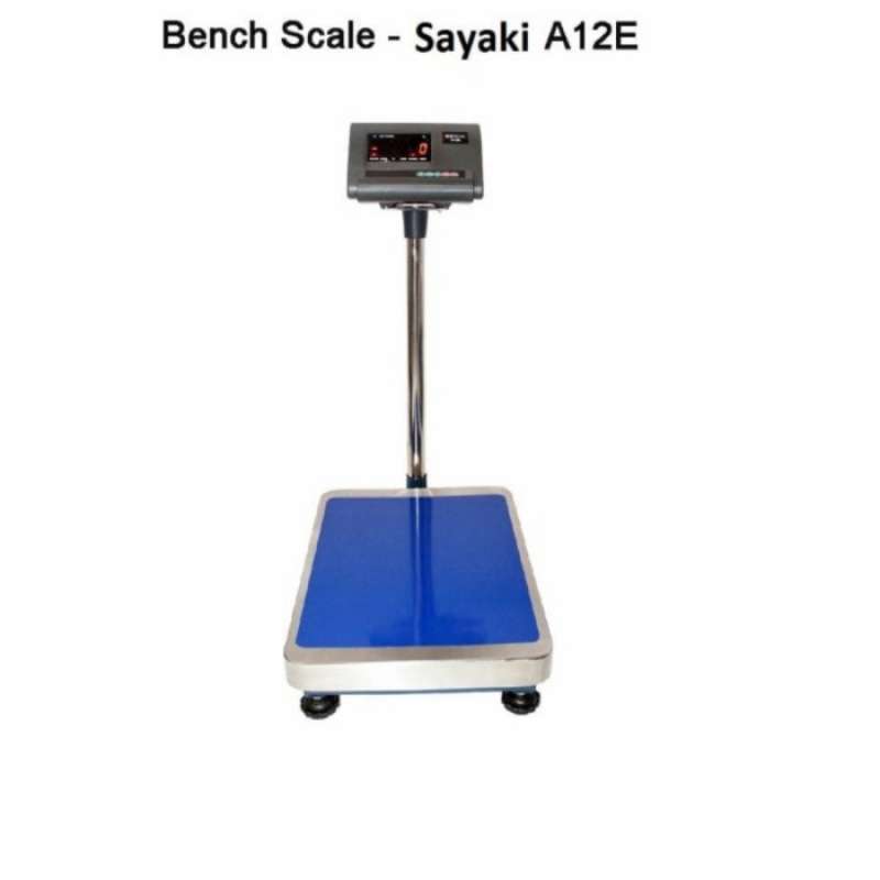 Promo Timbangan Duduk Sayaki A12e Kap 200 Kg / Timbangan Digital 200kg ...