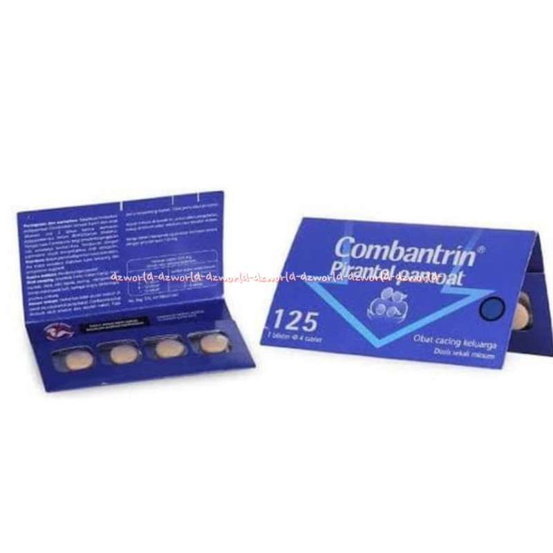 Jual Combantrin 2tablet Pirantel Pamoat Obat Cacing Keluarga Infeksi ...