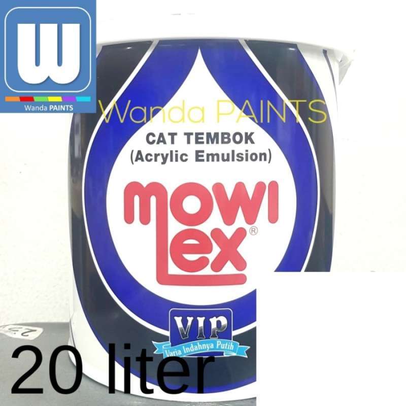 Promo Cat Tembok Mowilex Vip Putih Prima 20 Ltr Diskon 23% Di Seller Dondon Tools - Cengkareng ...