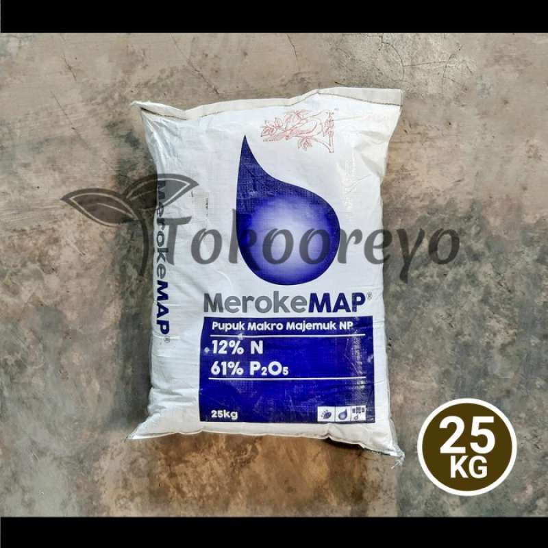 Promo Pupuk Meroke Map 25 Kg Kemasan Pabrik Via Gosend Grab Diskon 23% ...
