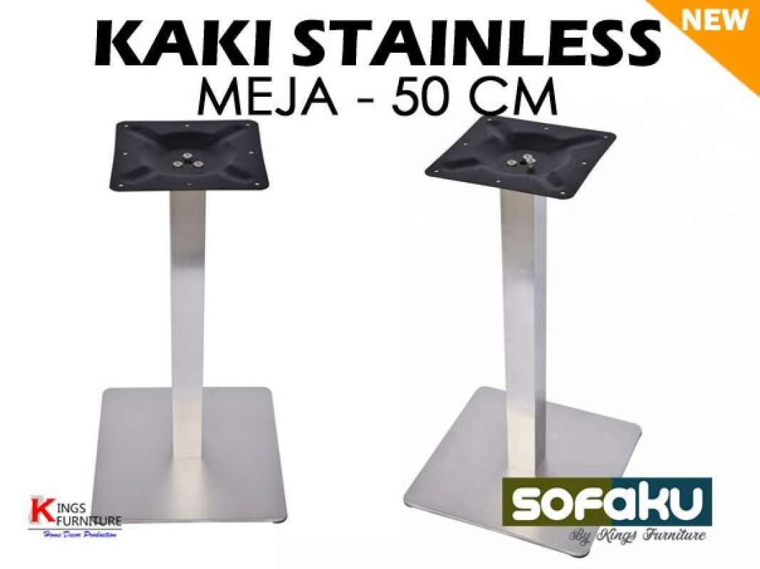 Jual Kaki Stainless Meja Restoran Table Base Legs Kaki Meja Tinggi 50cm ...