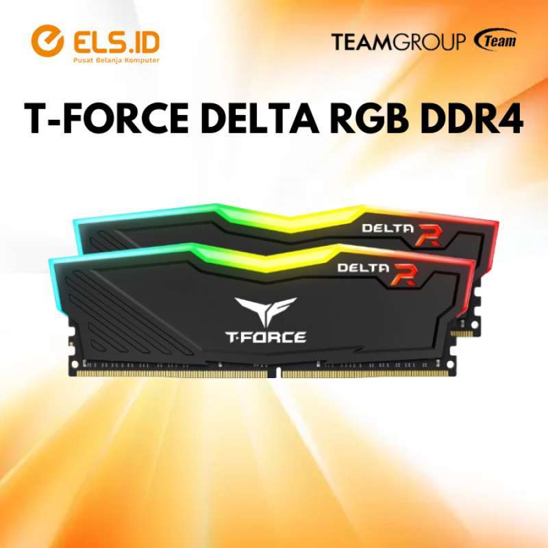 Promo Team Memory Delta Tforce Rgb Pc 3600 Ddr4 Black Diskon 6% Di ...