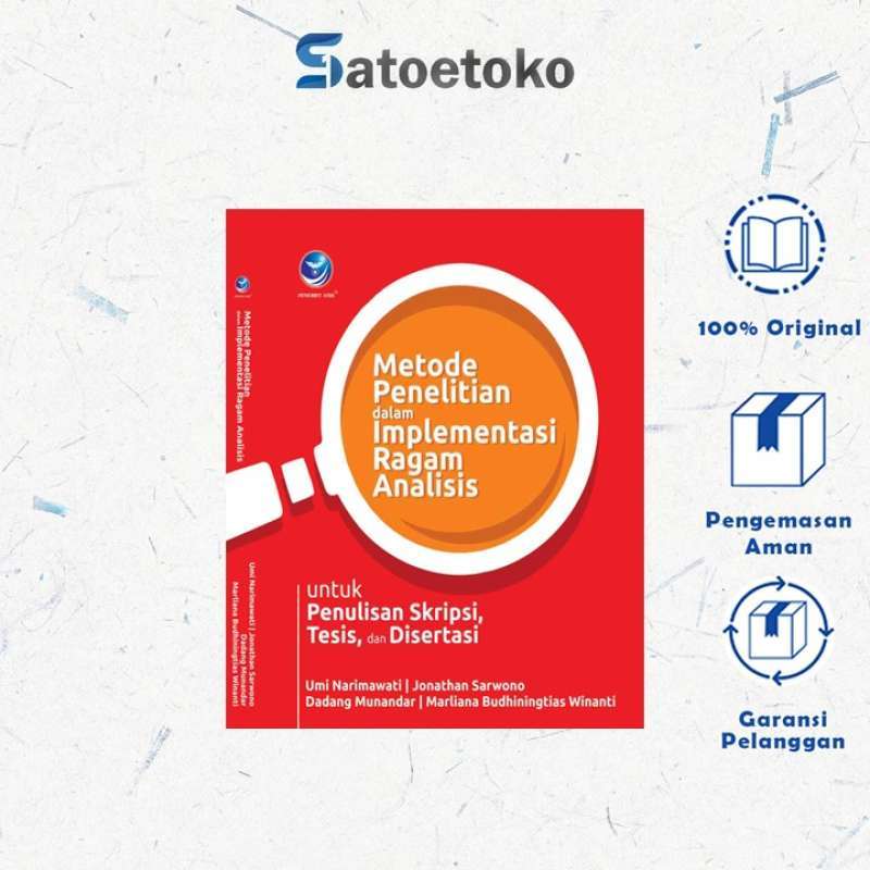 Promo Metode Penelitian Dalam Implementasi Ragam Analsis, Untuk ...