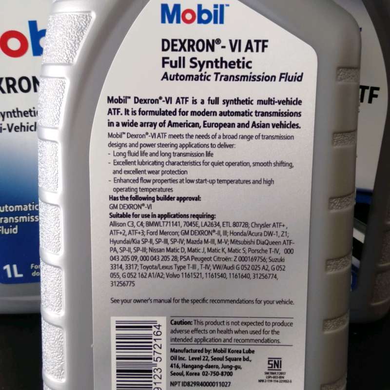 Jual Mobil Atf Dexron - Vi 1l. Oli Matic Honda Civic Crv Brio 1.3 Toyota Agya Ayla Calya Sigra ...