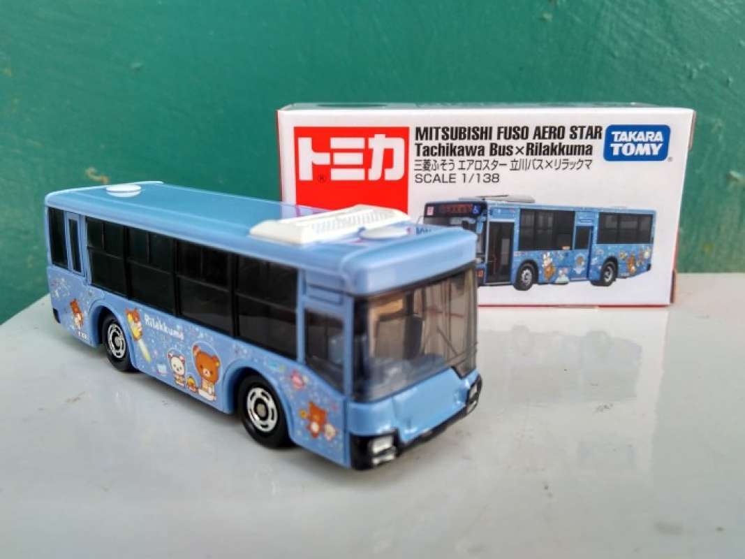 Promo Tomica No 8 Mitsubishi Fuso Aero Star Tachikawa Bus Rilakkuma Diskon 50% Di Seller Gani12 ...