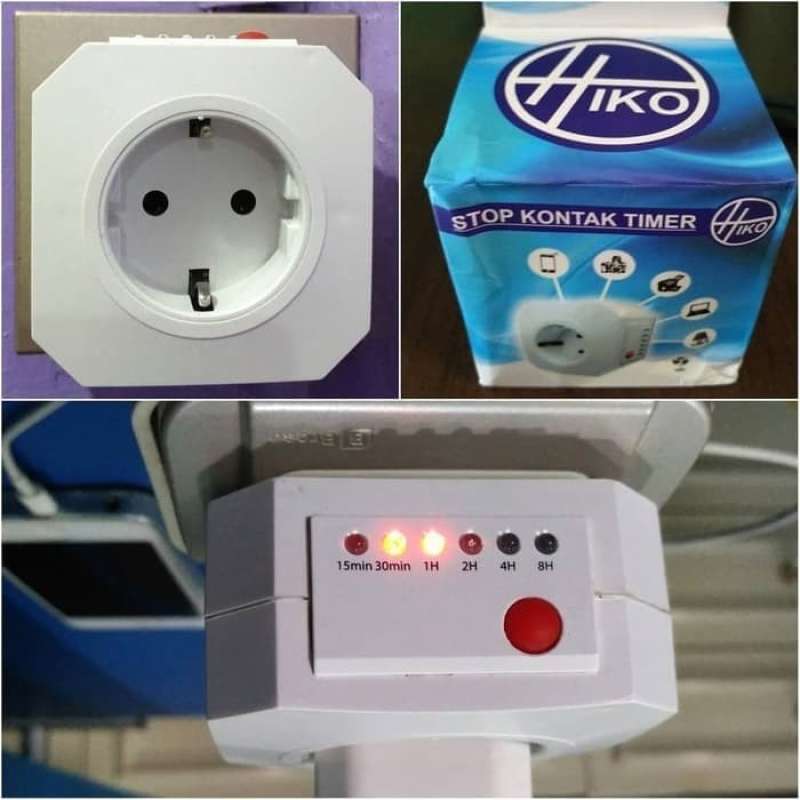 Promo Timer Digital Stop Kontak Timer Listrik Hiko Diskon 50% Di Seller ...
