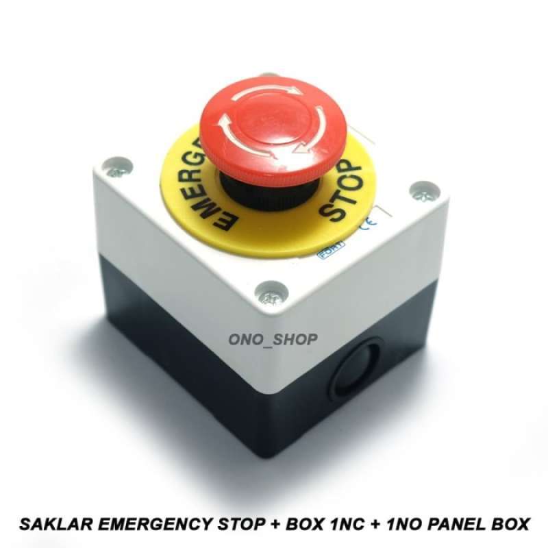 Promo Saklar Emergency Stop + Box 1nc + 1no Panel Box Diskon 50% Di ...