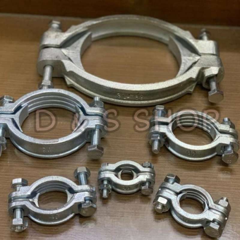 Promo Klem Double Bolt Sl 76 Uk 2 Inch - Clamp Selang Pipa Heavy Duty ...