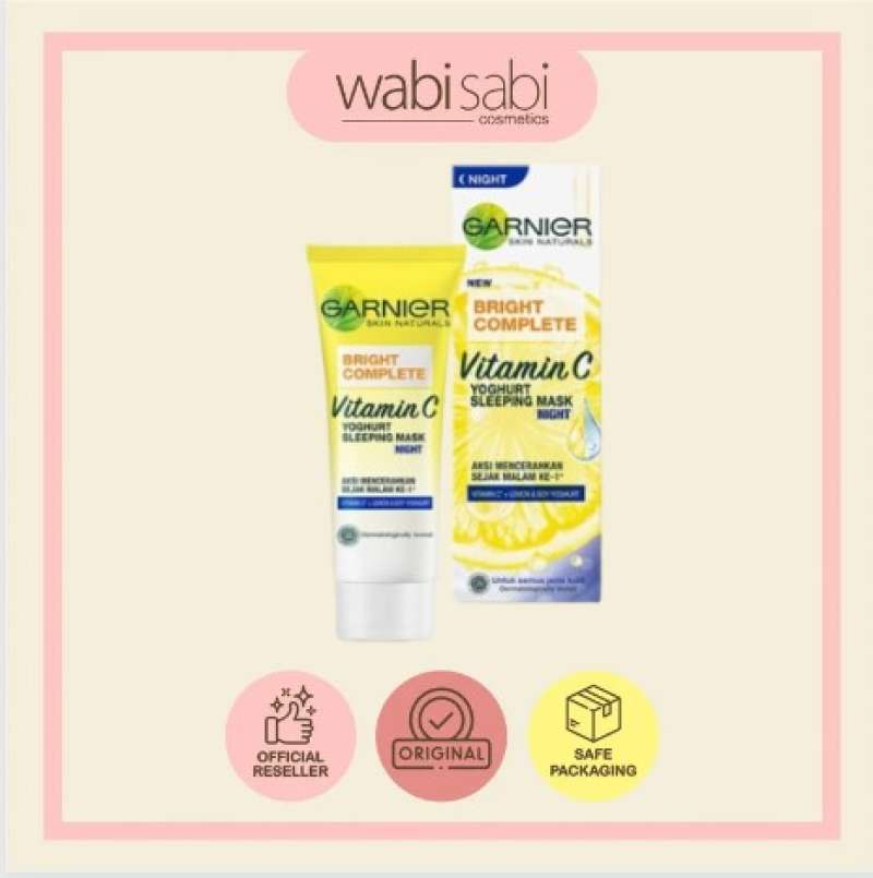 Promo Garnier Skin Naturals Bright Complete Vitamin C Yoghurt Sleeping ...
