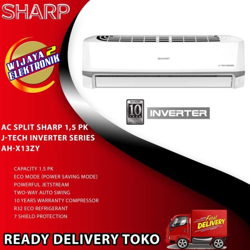 Promo Ac Sharp 1.5 Pk Ac Split Sharp Ah-x 13zy 1.5 Pk Inverter Diskon ...