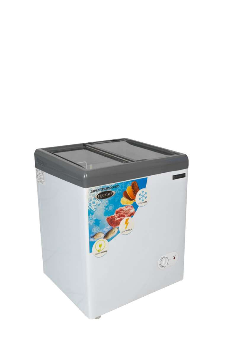 Promo Frigigate Cf-120sdf Chest Freezer Sliding Door Flat 100 Liter ...