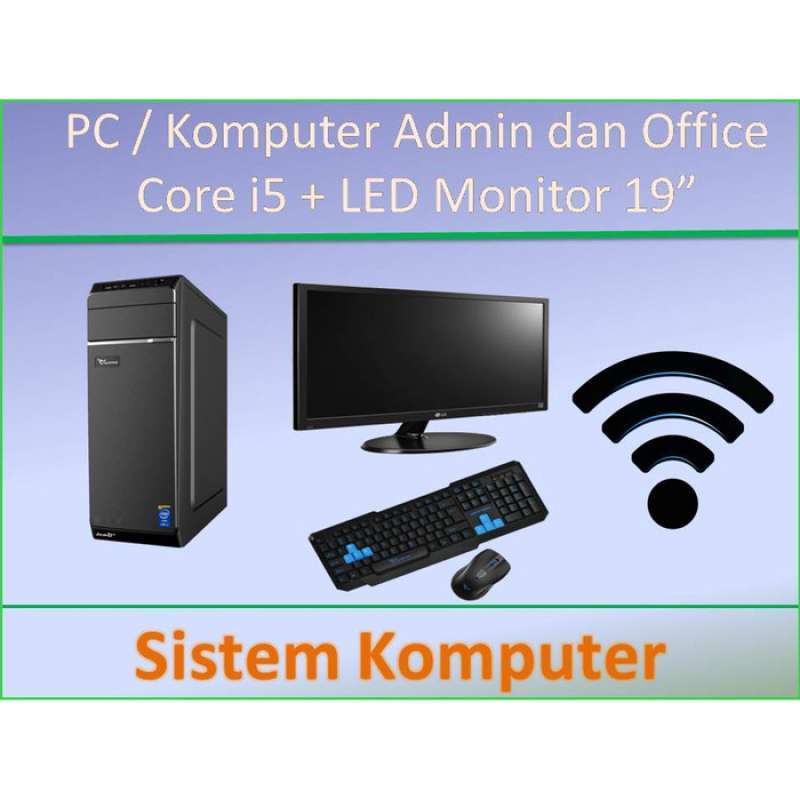Promo Paket Pc Rakitan Core I5 + Ssd Lengkap Admin / Kantor / Home ...