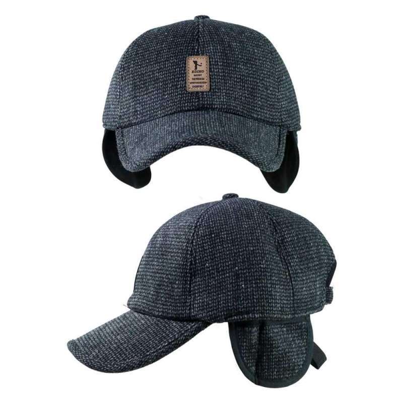 Jual Ediko Topi Baseball Unisex Cap Ear Warm Protection Penutup Telinga ...