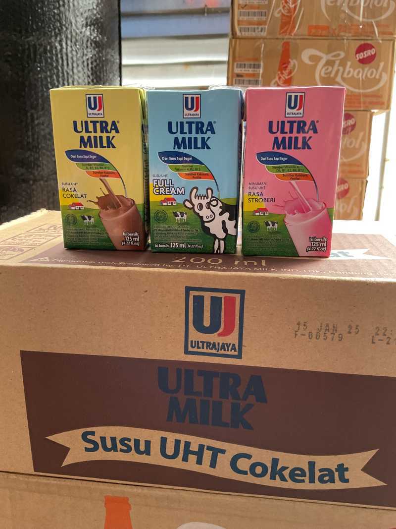 Jual Susu Uht Ultra Milk Full Cream 125ml 1 Karton Isi 40 Pcs Di Seller Kitamajubersama ...