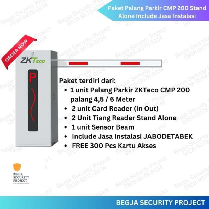 Jual Paket Palang Parkir Cmp 200 Stand Alone *harga Khusus Jabodetabek Di Seller Begja Security ...