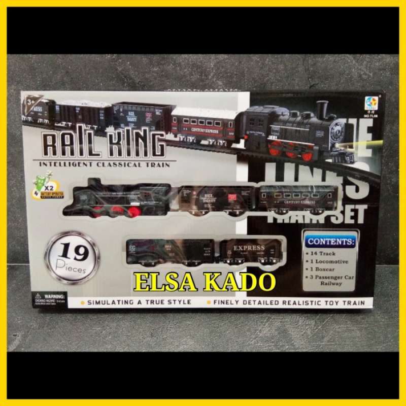 Promo Mainan Kereta Api Panjang Train Rail King Track Lintasan Rel ...