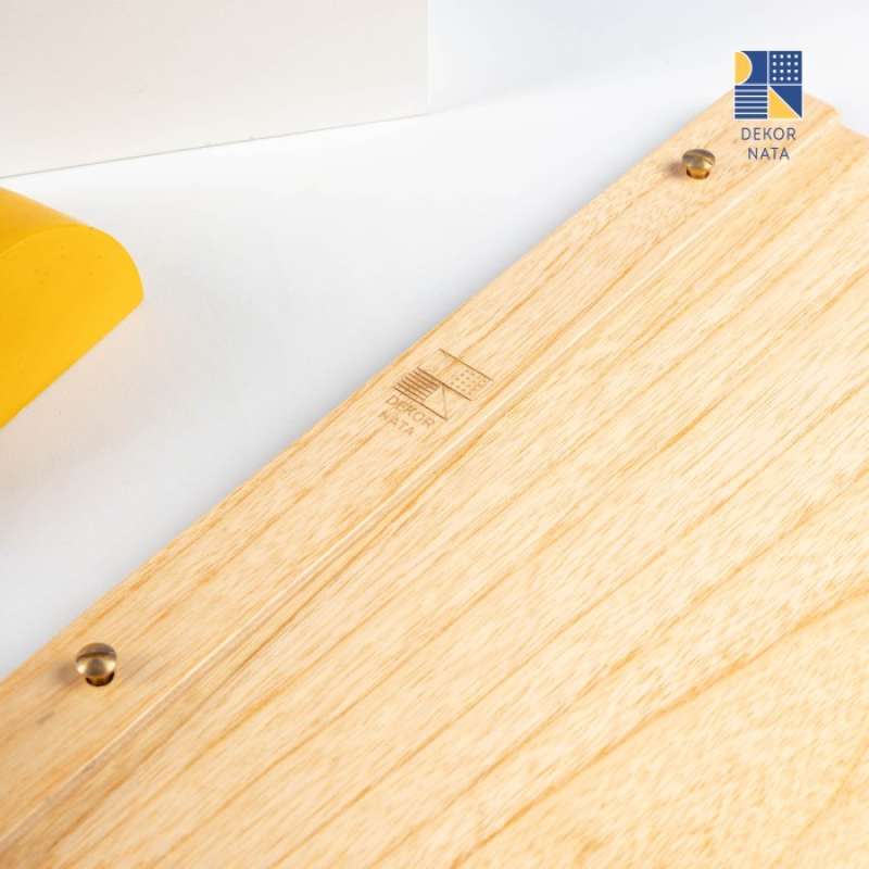 Promo Custom Wooden Menu Board A4 / Papan Menu Resto / Engrave Menu ...