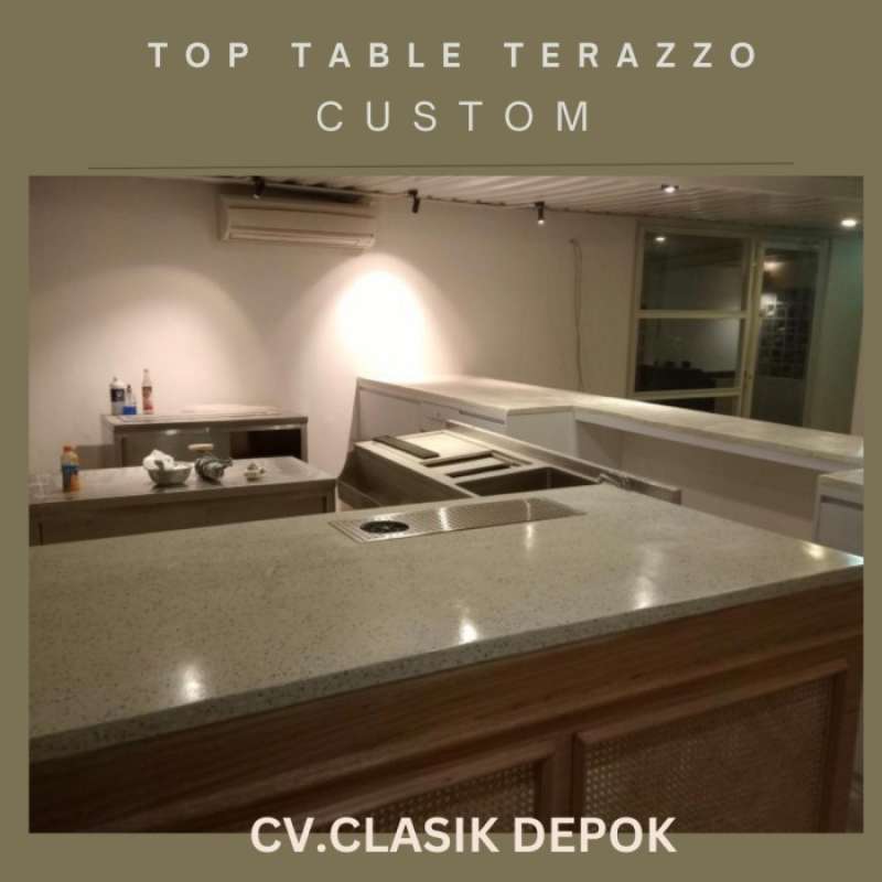 Promo Top Table Granit Teraso Ruangan Minimalis - Custom Request Order ...