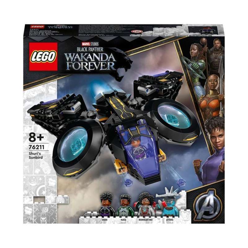 Jual Lego Marvel Studios - 76211 Shuri's Sunbird Set Black Panther ...