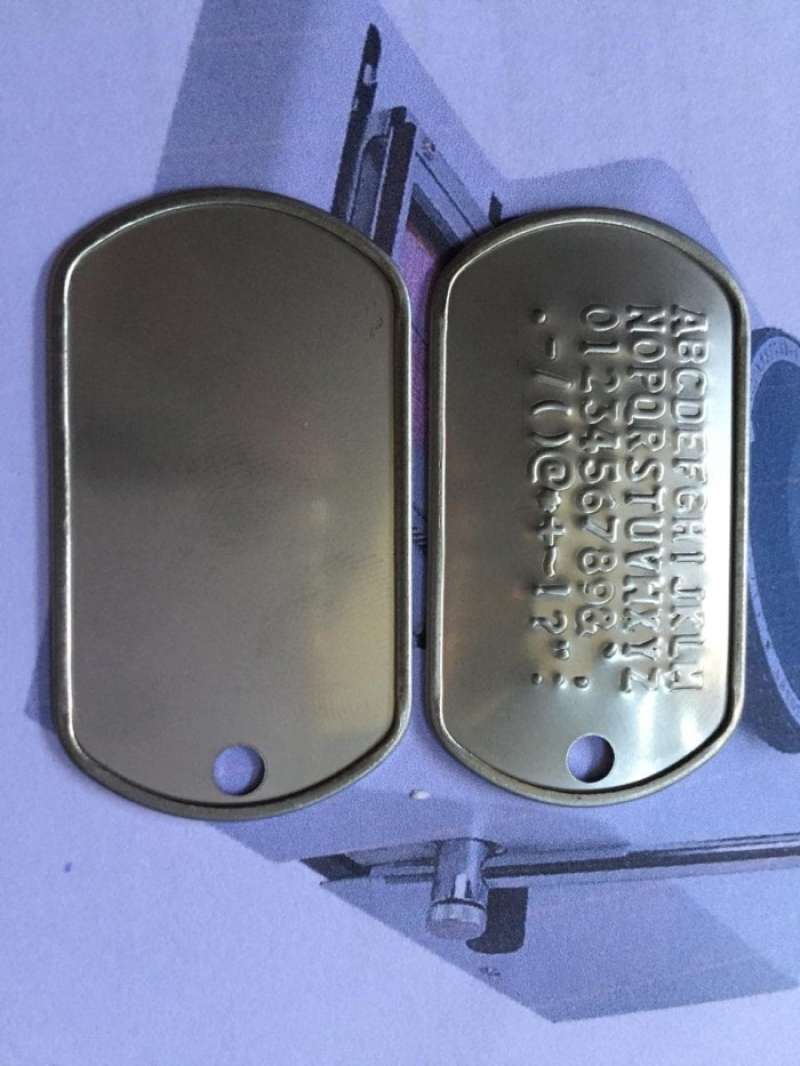 Jual Mesin Emboss Huruf - Angka 52 Huruf Military Dog Tag Embosser Id ...