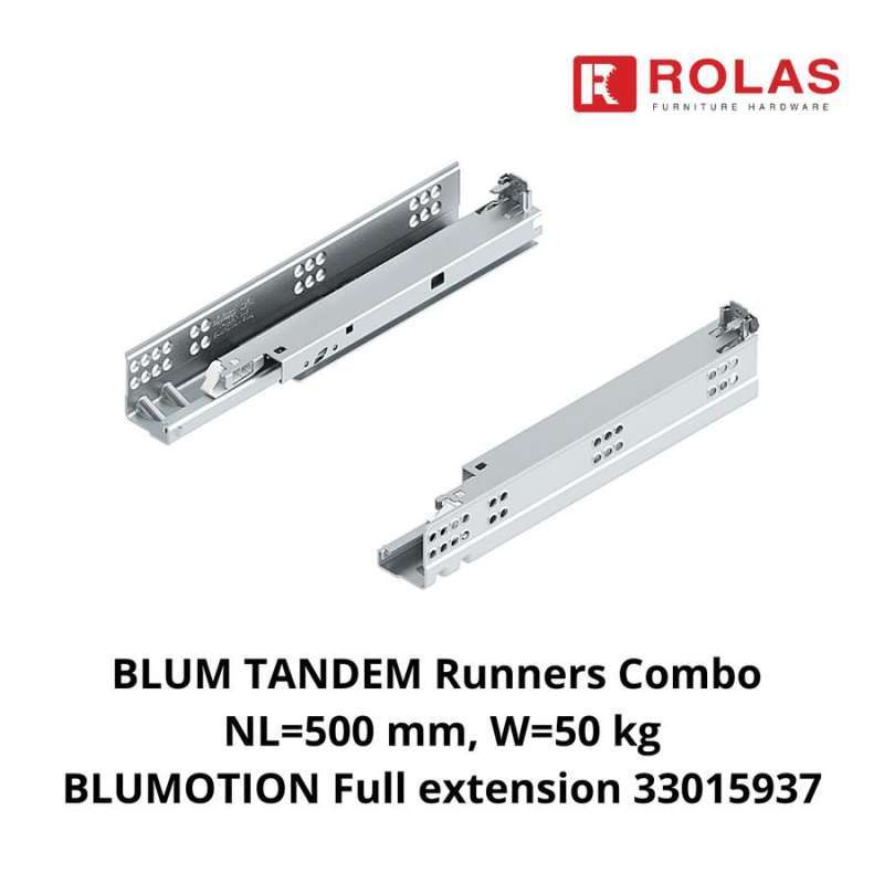 Jual Blum Tandem Runners Combo Nl=500 Mm, W=50 Kg Blumotion Full ...