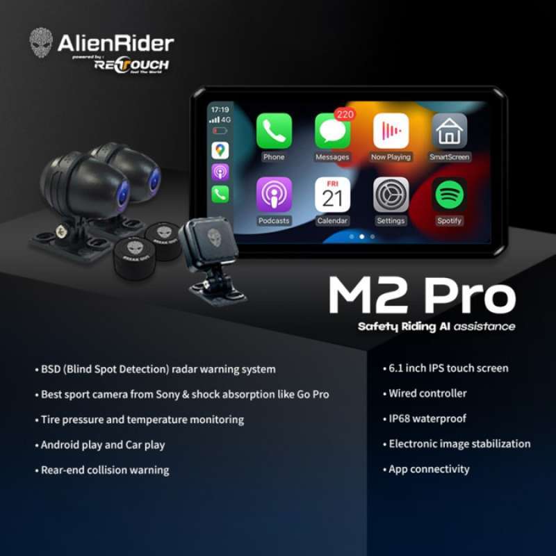 Jual Retouch Alien Rider M2 Pro Motorcycle Ai Assistance Di Seller Toplets Shop - Cengkareng ...