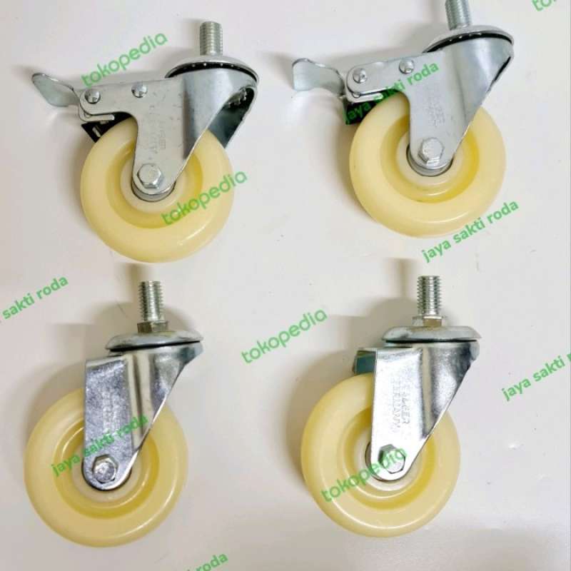 Promo Roda Srew 4 Inch Drat 5/8 Nilon Ball Bearin Ranger Germany Rem ...