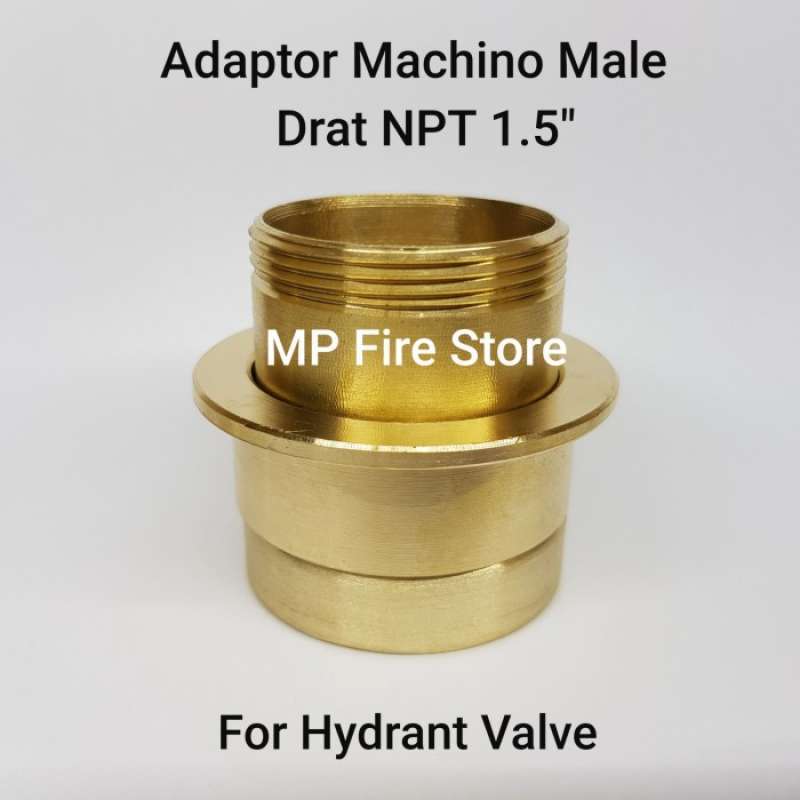 Promo Adaptor Pemadam Machino Male Cowok 1.5 In Drat Luar Npt Hydrant ...