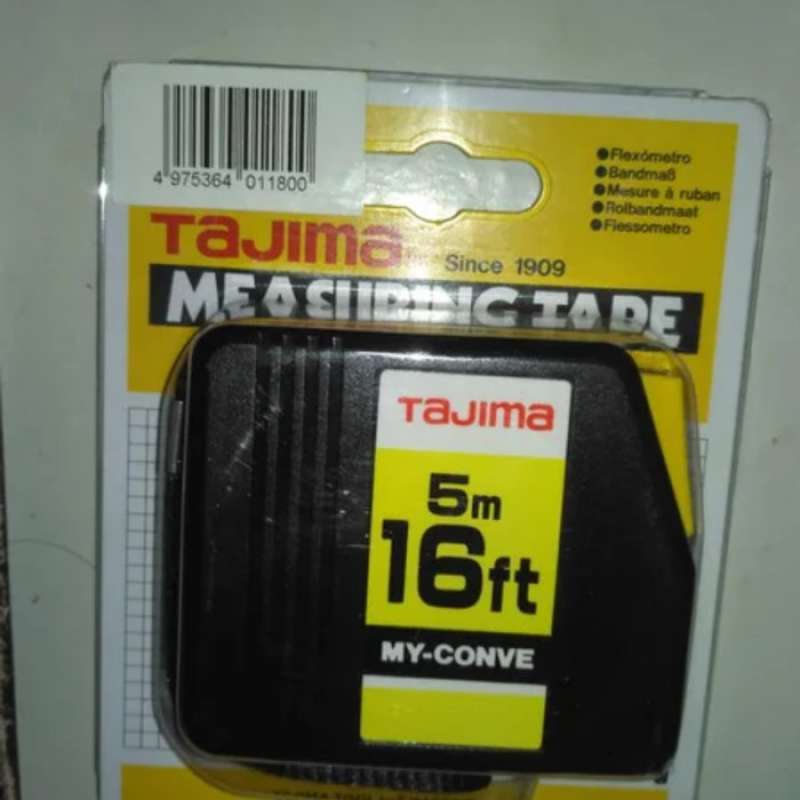 Promo Meteran Rol 5 Meter 16 Ft Tajima My- Conve Measuring Tape Japan ...