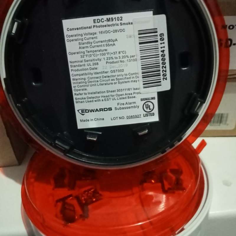 Promo Smoke Detector Edc M9102 Edwards Sama Base Diskon 23% Di Seller ...