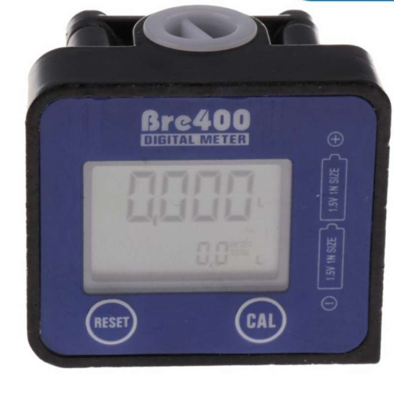 Promo Digital Flow Meter Turbine 1/2 Inch Flow Meter Water Fuel Oil ...